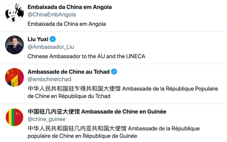 Chinese Diplomats and Missions in Africa Are Opening Twitter Accounts ...