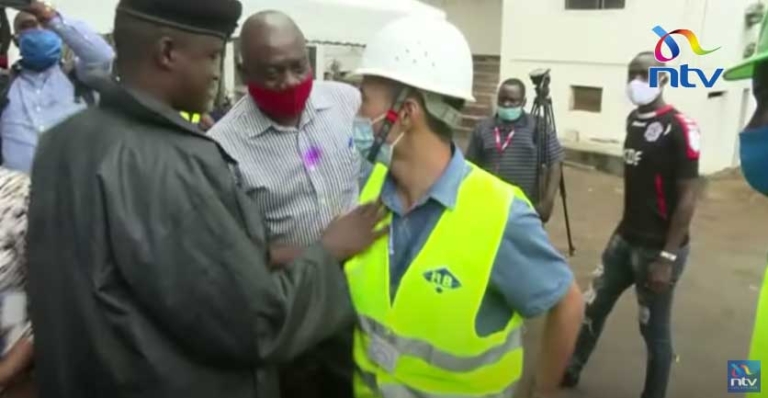Scuffle Breaks Out When a Chinese Construction Manager Blocks Kenyan ...