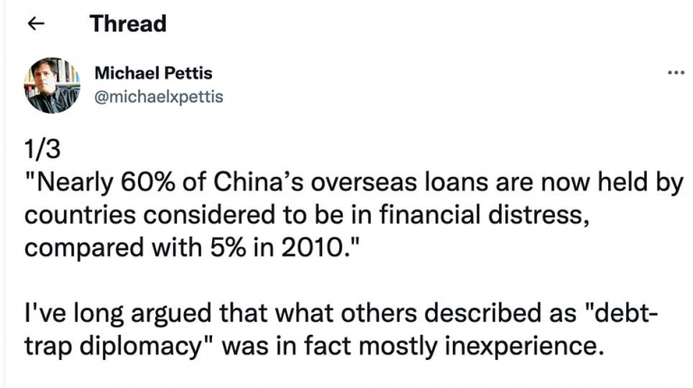 Debt Trap or Naivety Trap? China's Road to Global South Debt Distress ...
