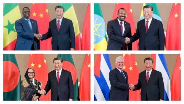 Xi Holds Bilateral Meetings on the Sidelines of the BRICS Summit in ...