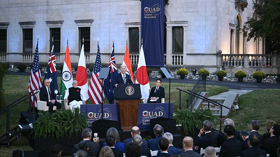 Biden Says China 'Testing Us,' in Hot Mic Remarks to Quad Allies - The ...