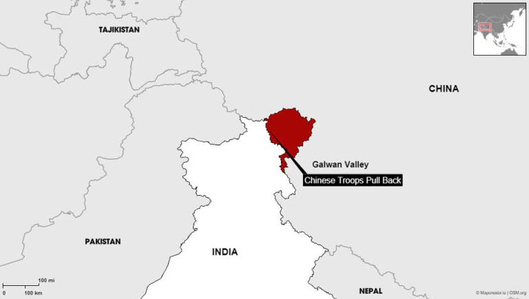 China Announces Major Pullback of Forces Along Disputed Border With ...